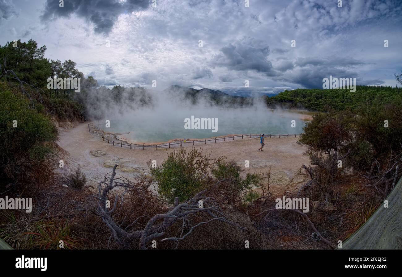 Waiotapu (Māori for "sacred waters") is an active geothermal area at ...