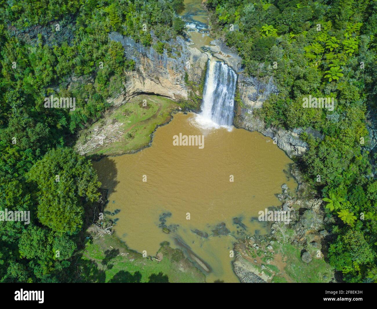 Hunua Falls is located in the western part of Hunua Ranges Regional ...