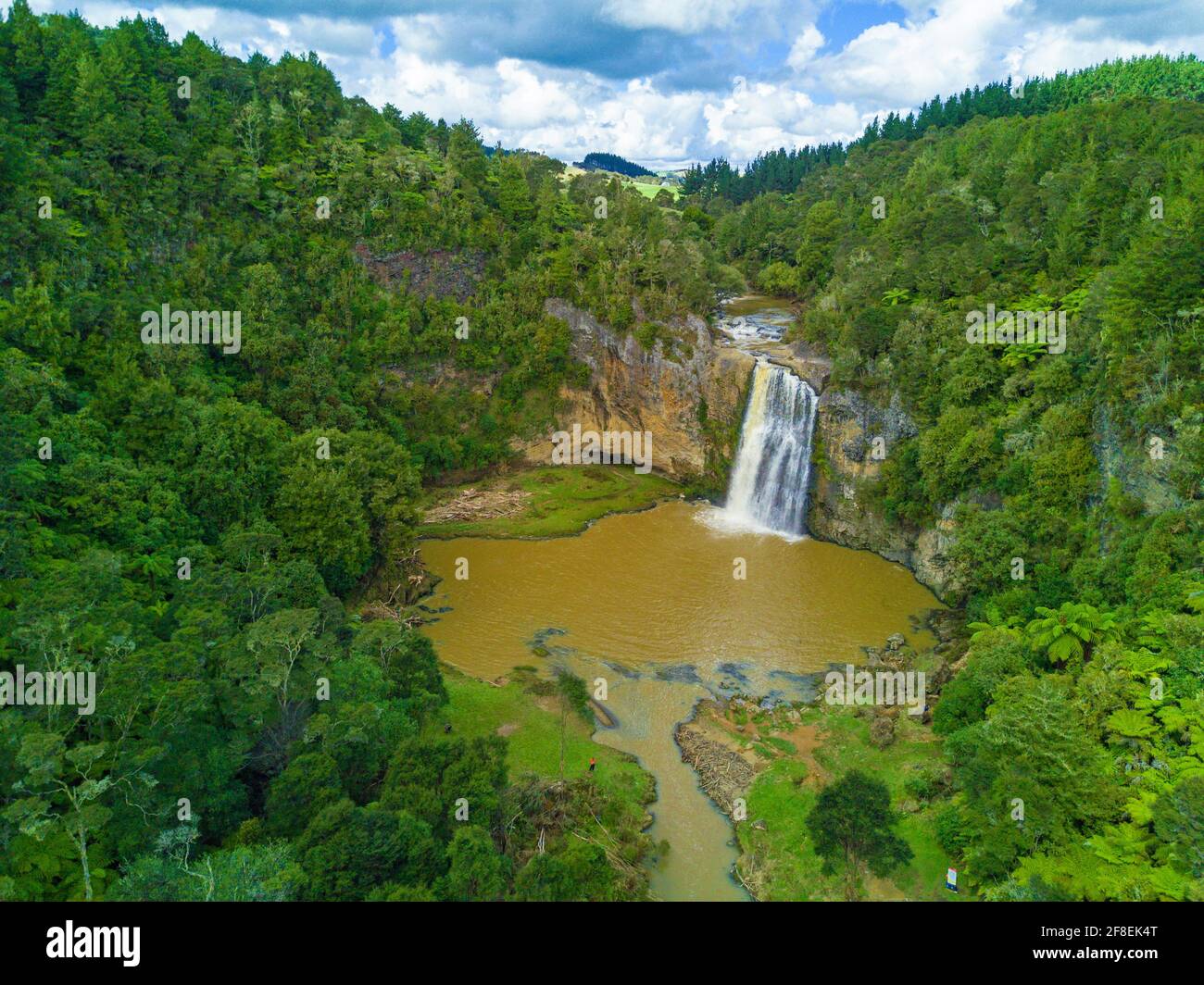 Hunua Falls is located in the western part of Hunua Ranges Regional ...