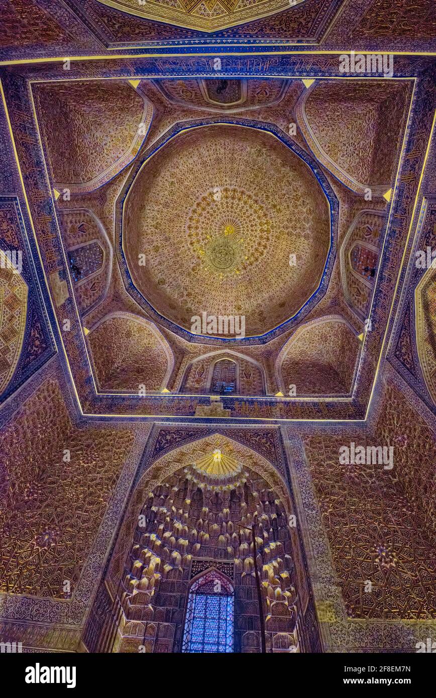 Windows dome design decoration with symmetry dark city hi-res stock ...