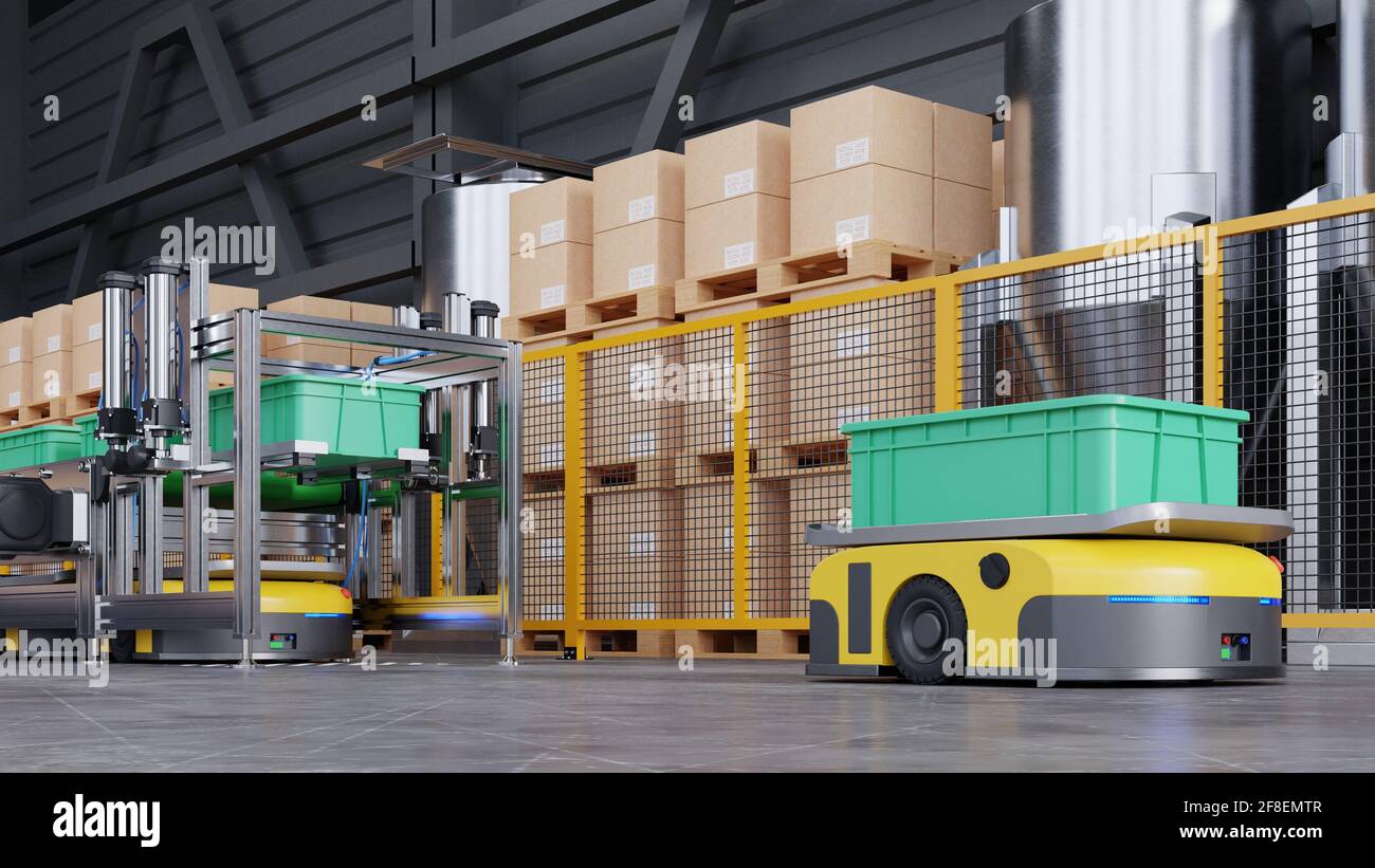 Robots efficiently sorting hundreds of parcels per hour(Automated ...