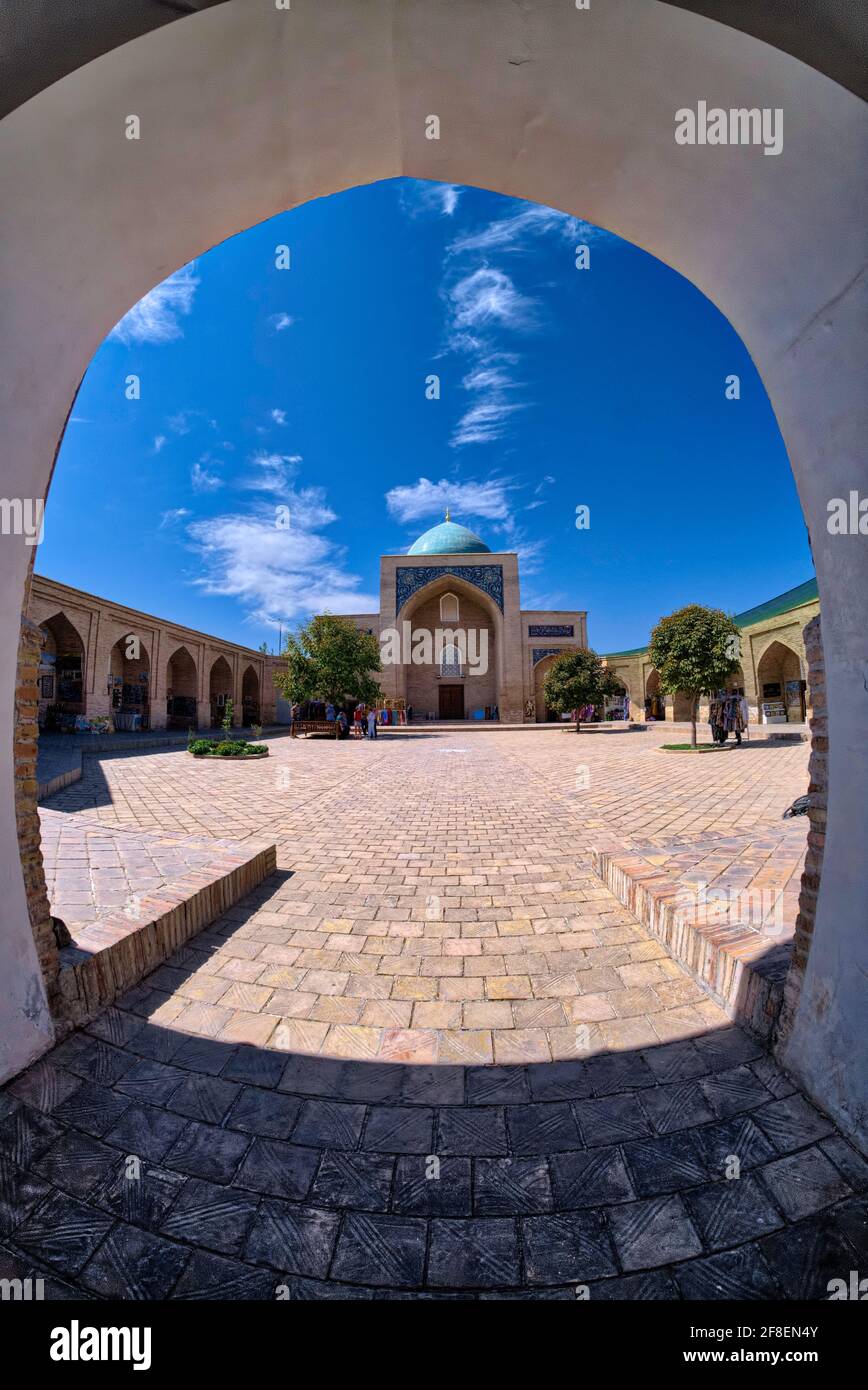 The building Barak-Khan Madrasah was erected in front of Mahalla ...