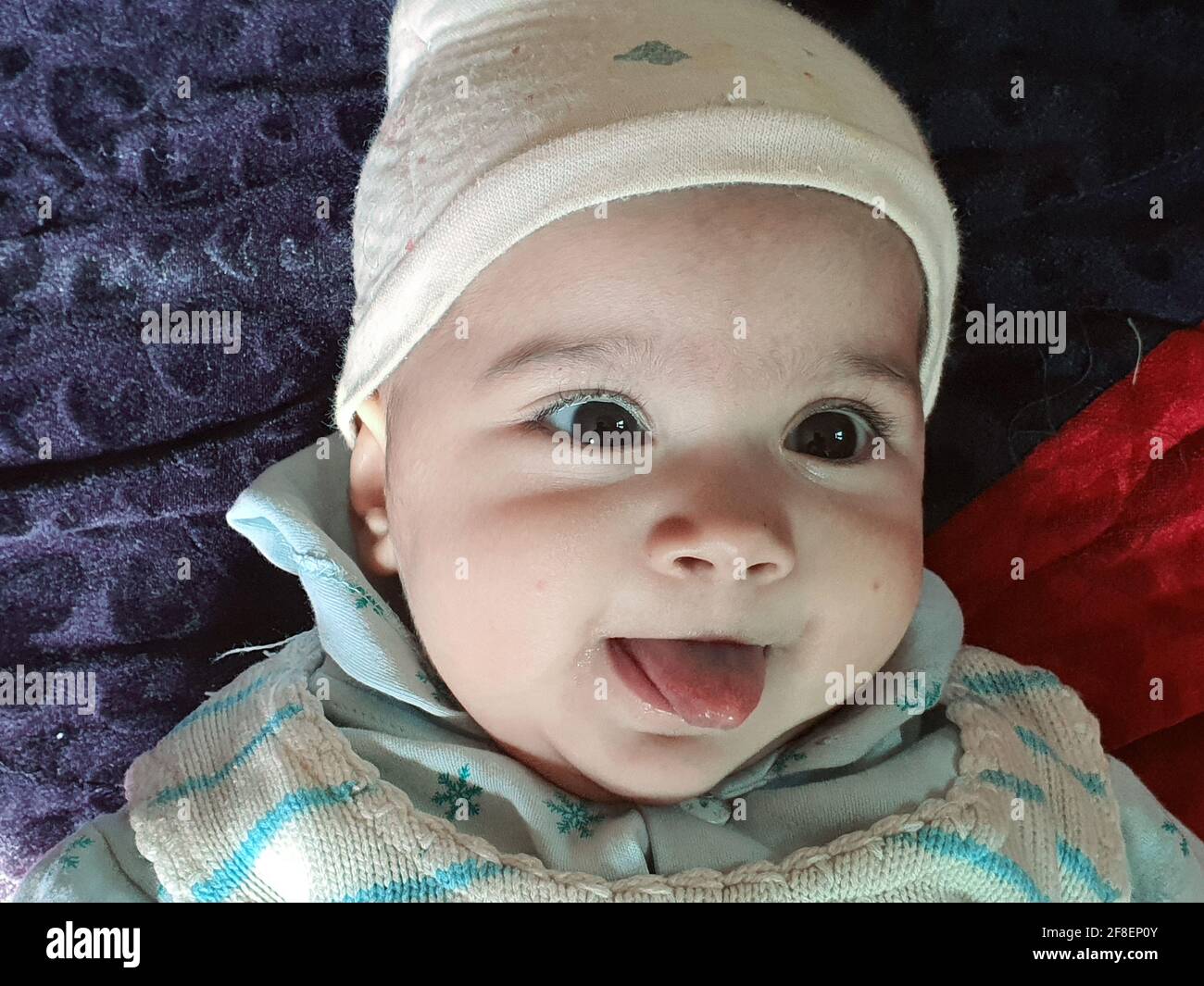 Beautiful kid different poses looks very handsome. Small child after ...