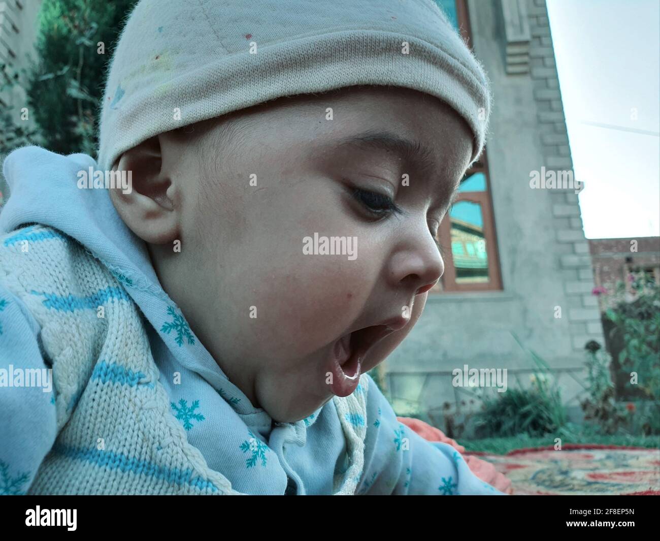 Beautiful kid different poses looks very handsome. Small child after ...