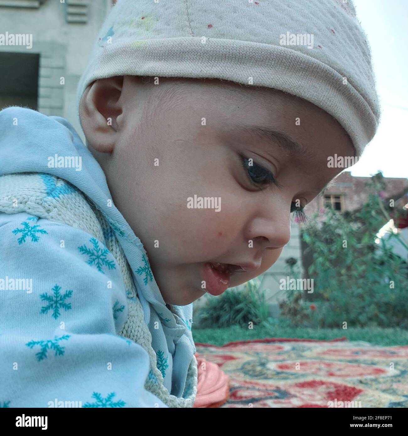 Beautiful kid different poses looks very handsome. Small child after ...