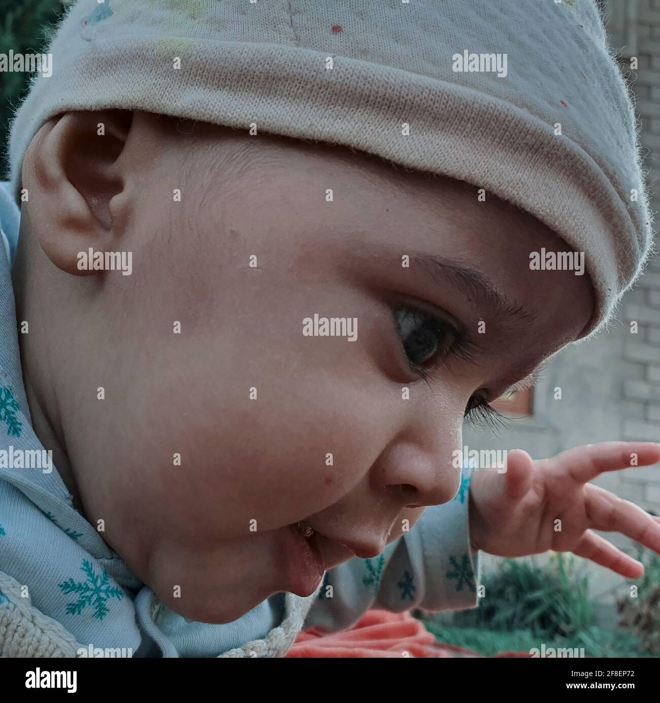 New born baby kid asian colour looks very beautiful Stock Photo - Alamy