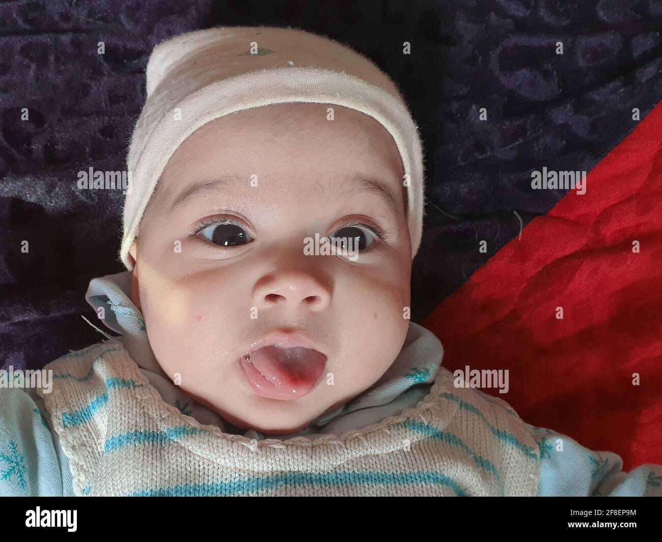 New born baby kid asian colour looks very beautiful Stock Photo - Alamy