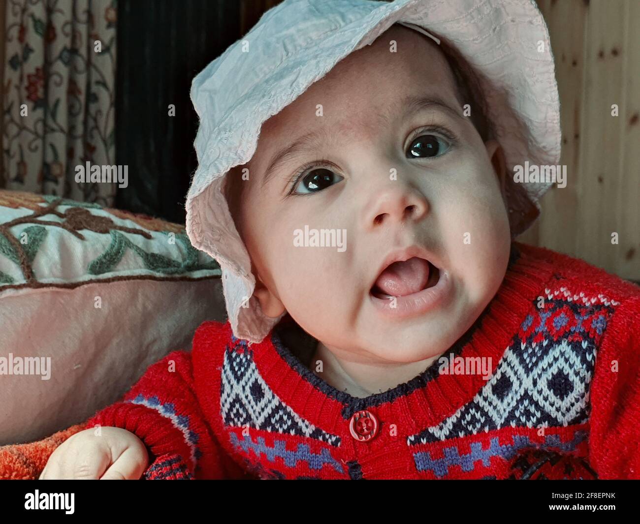 Beautiful kid different poses looks very handsome. Small child after ...