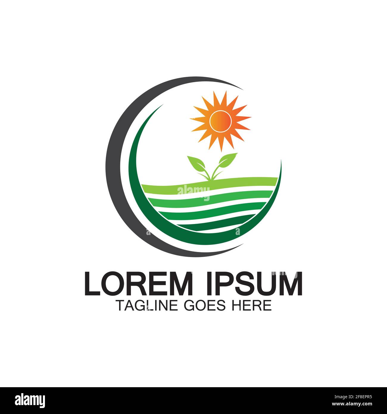 Organic farming logo vector illustration design,natural product icon ...