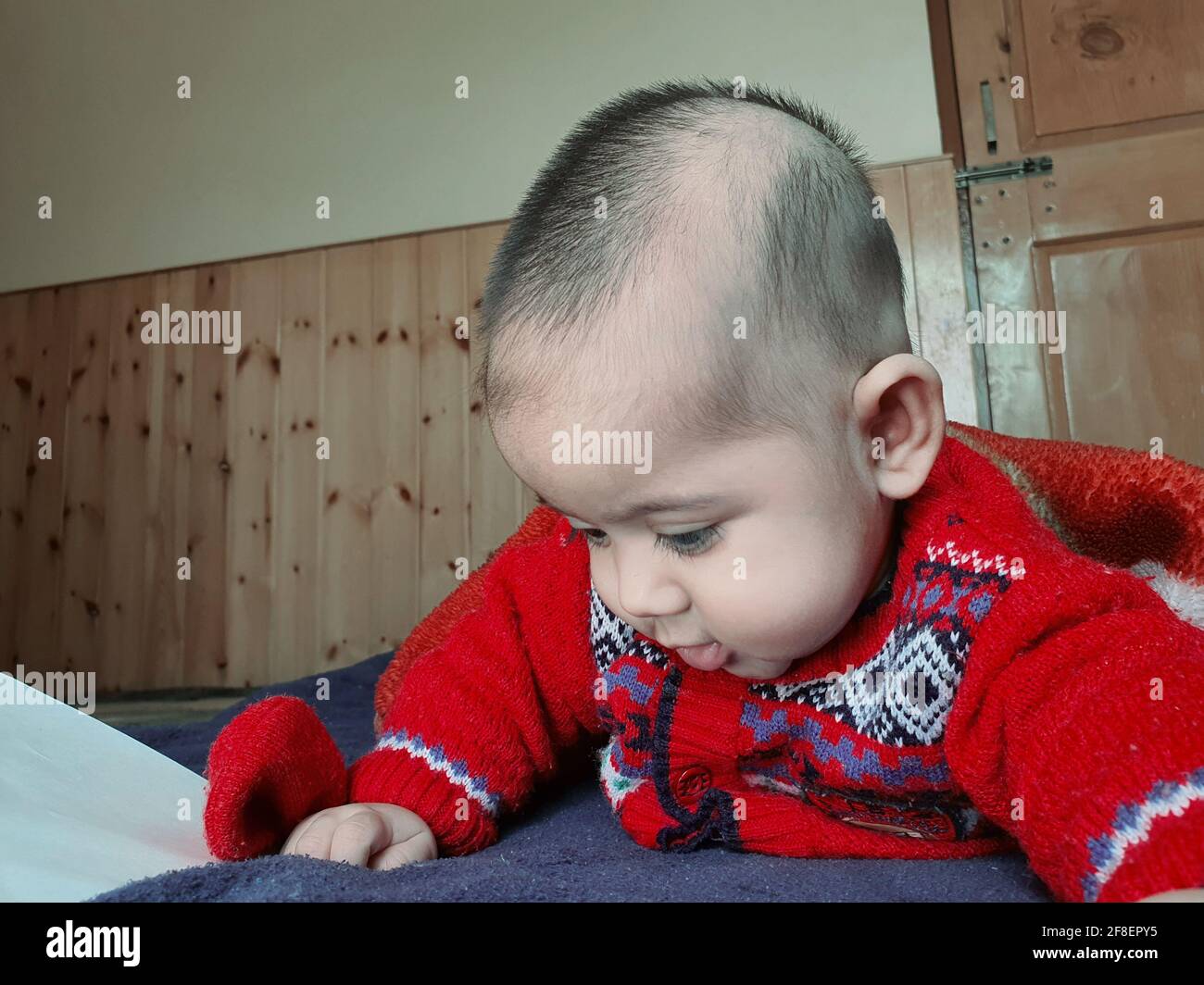 Beautiful kid different poses looks very handsome. Small child after ...