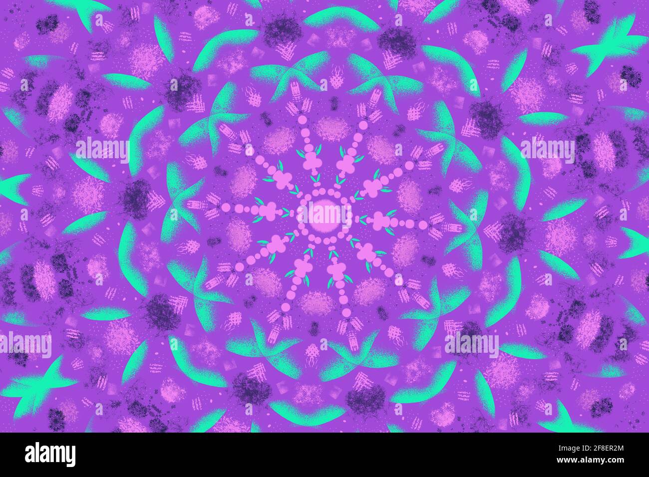 An abstract mandala shape background image Stock Photo - Alamy
