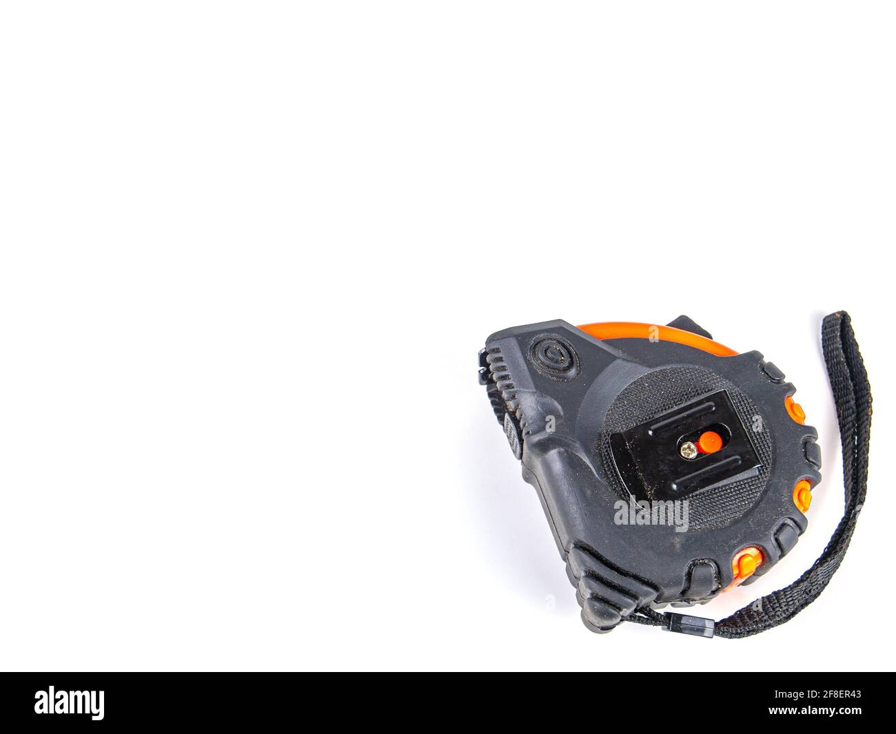 Working tool measuring tape on a white background. Yardstick. Ruler for ...