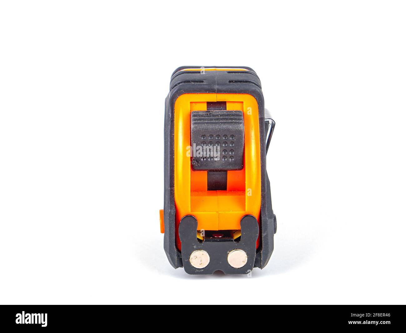 Working tool measuring tape on a white background. Yardstick. Ruler for ...