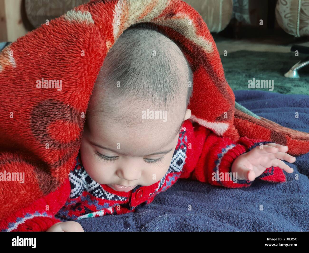 Beautiful kid different poses looks very handsome. Small child after ...