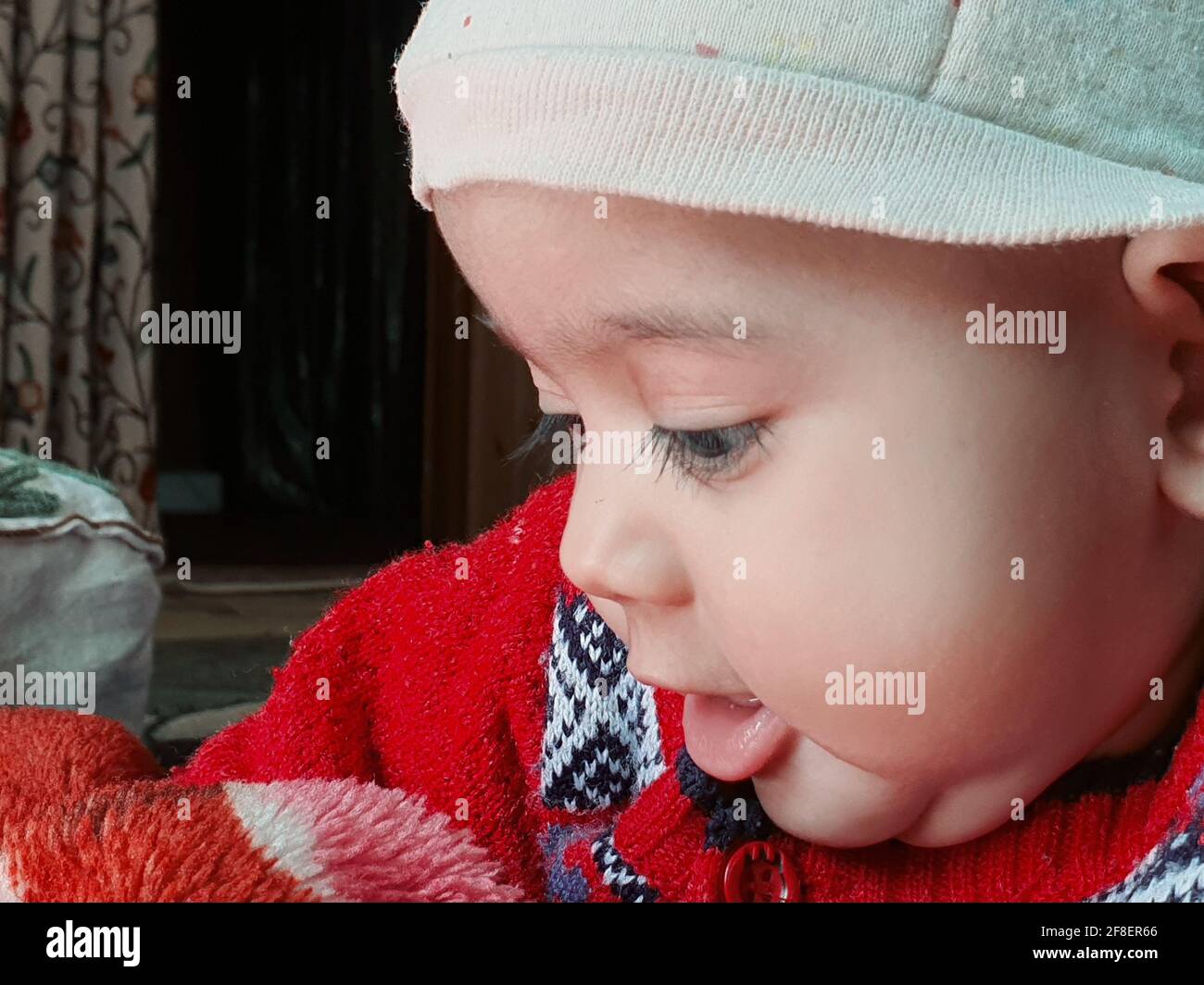 Beautiful kid different poses looks very handsome. Small child after ...