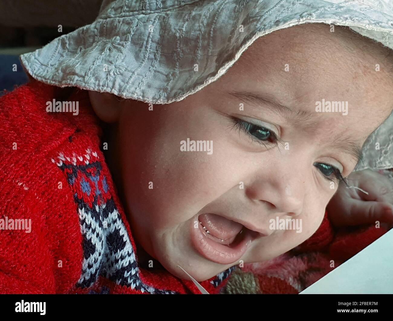 Beautiful kid different poses looks very handsome. Small child after ...