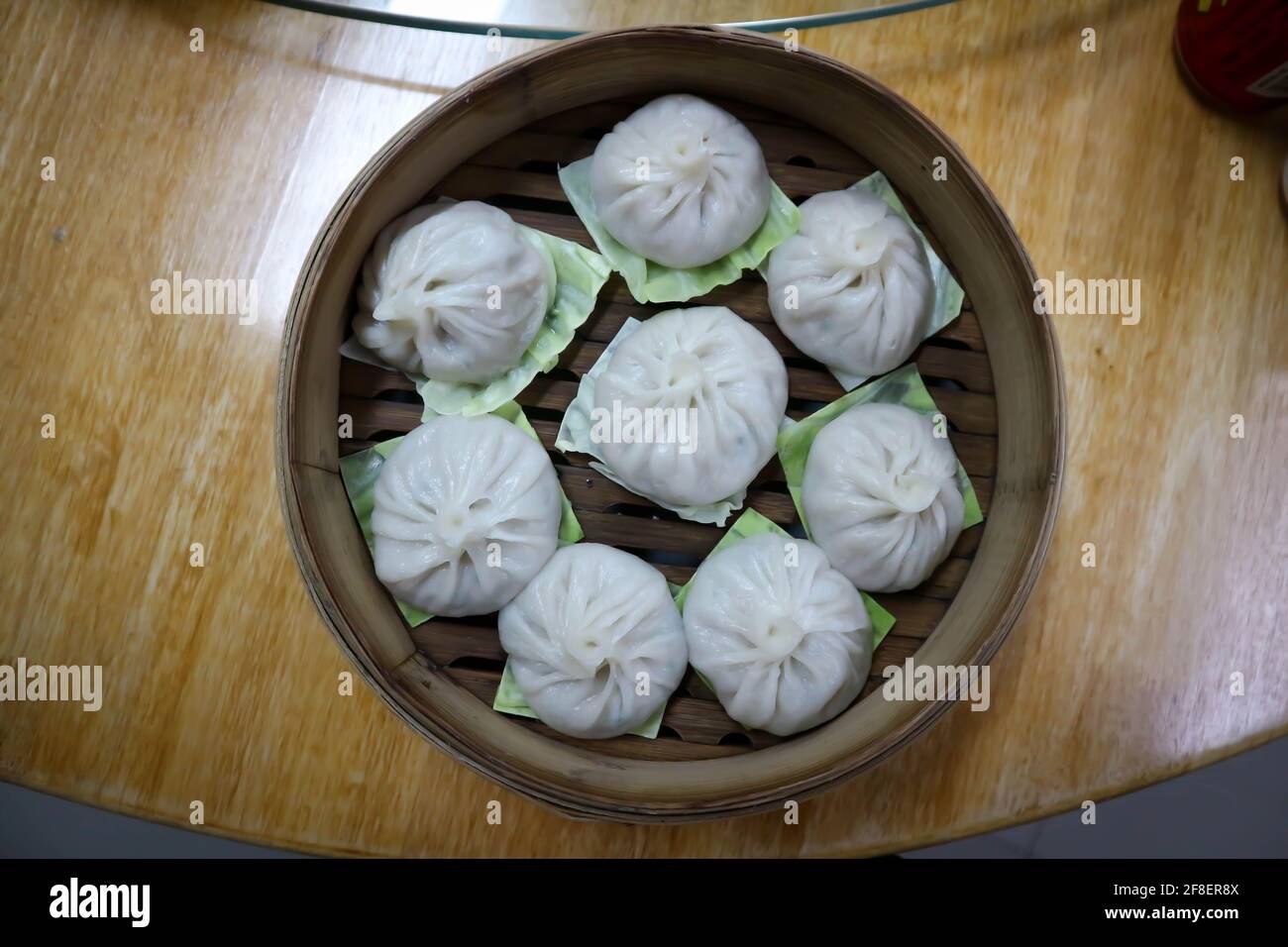 steamed ball , Chinese steamed dumpling or steamed stuff bun or ,xiao ...