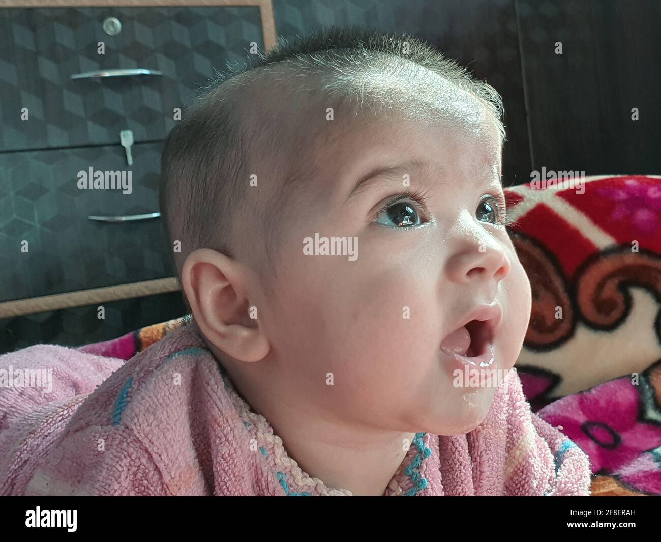 Beautiful kid different poses looks very handsome. Small child after ...