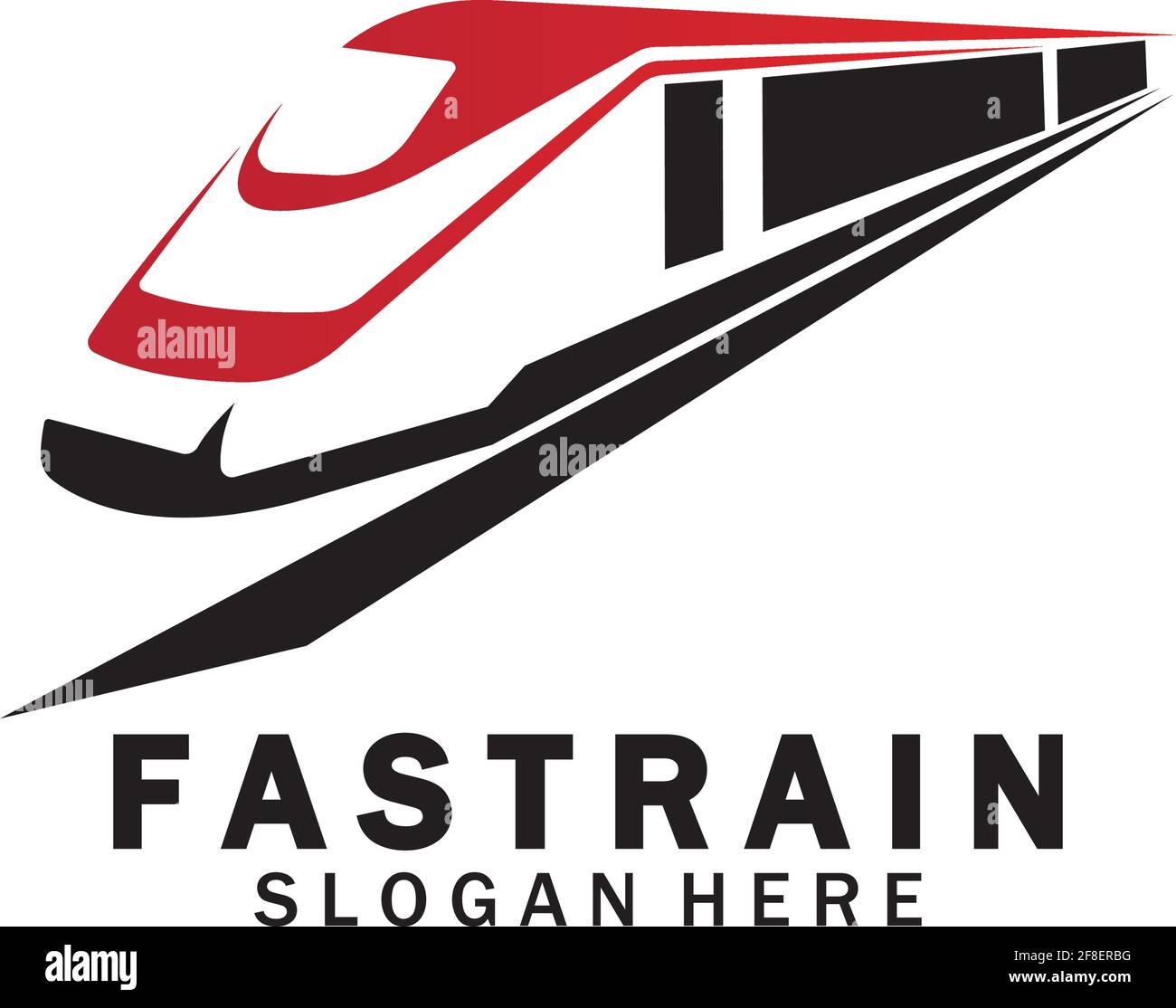 Train logo vector illustration design.fast train logo.High speed train ...