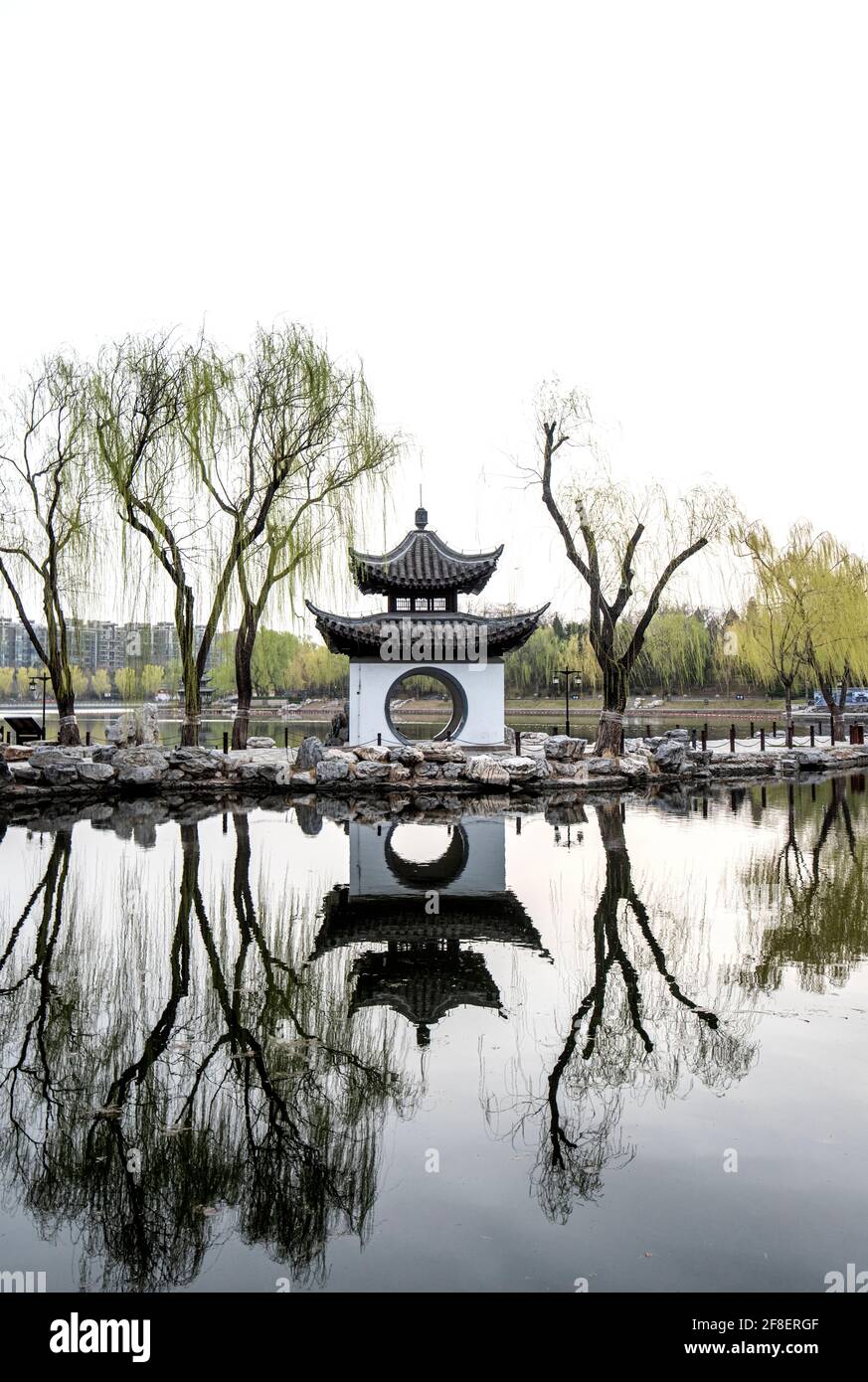 The morning in a chinese park of Beijing Stock Photo - Alamy