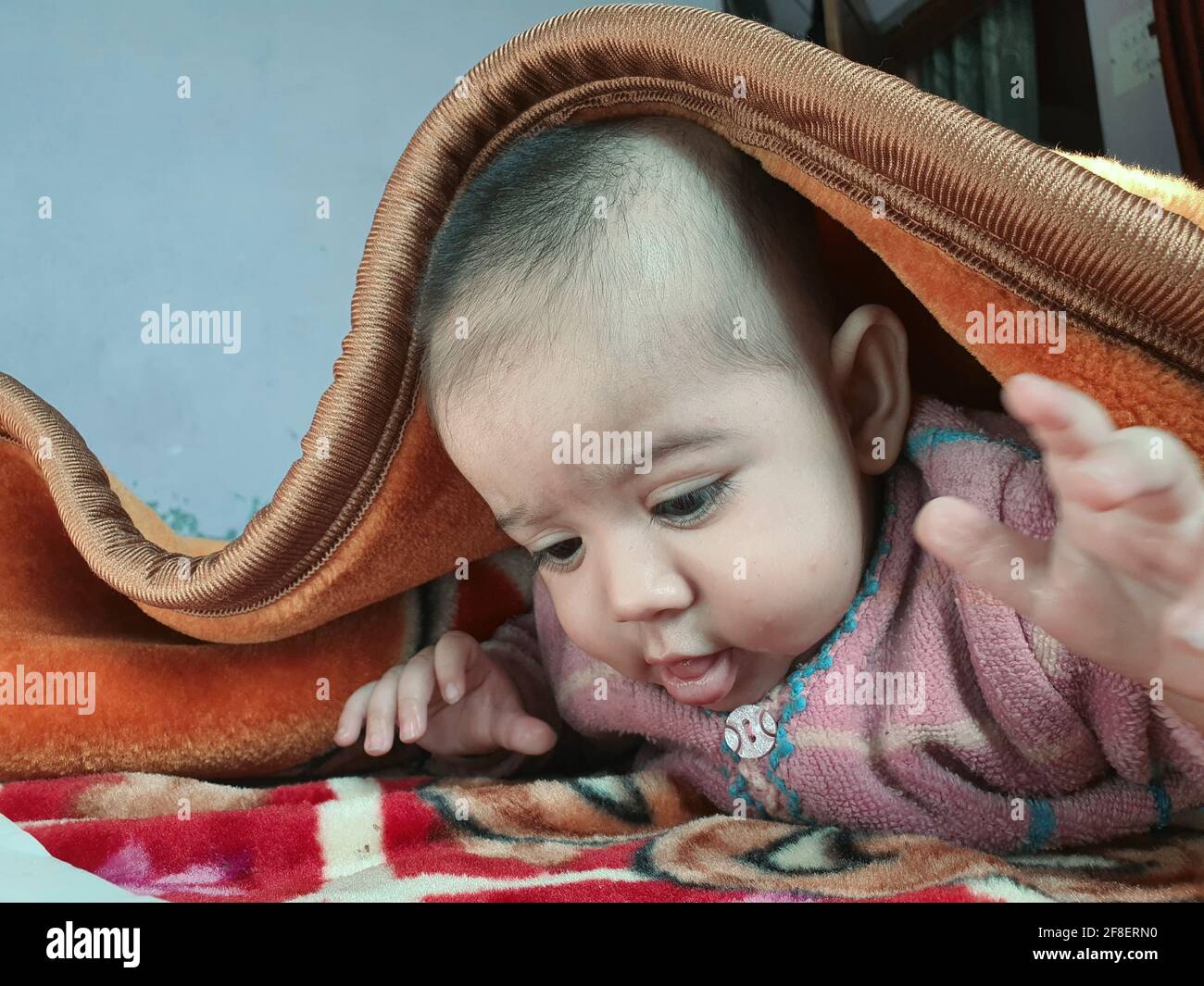 Beautiful kid different poses looks very handsome. Small child after ...