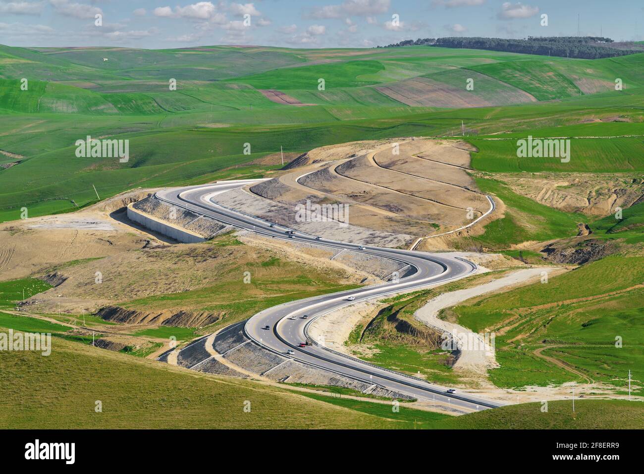 Driving through beautiful mountain scenery hi-res stock photography and ...