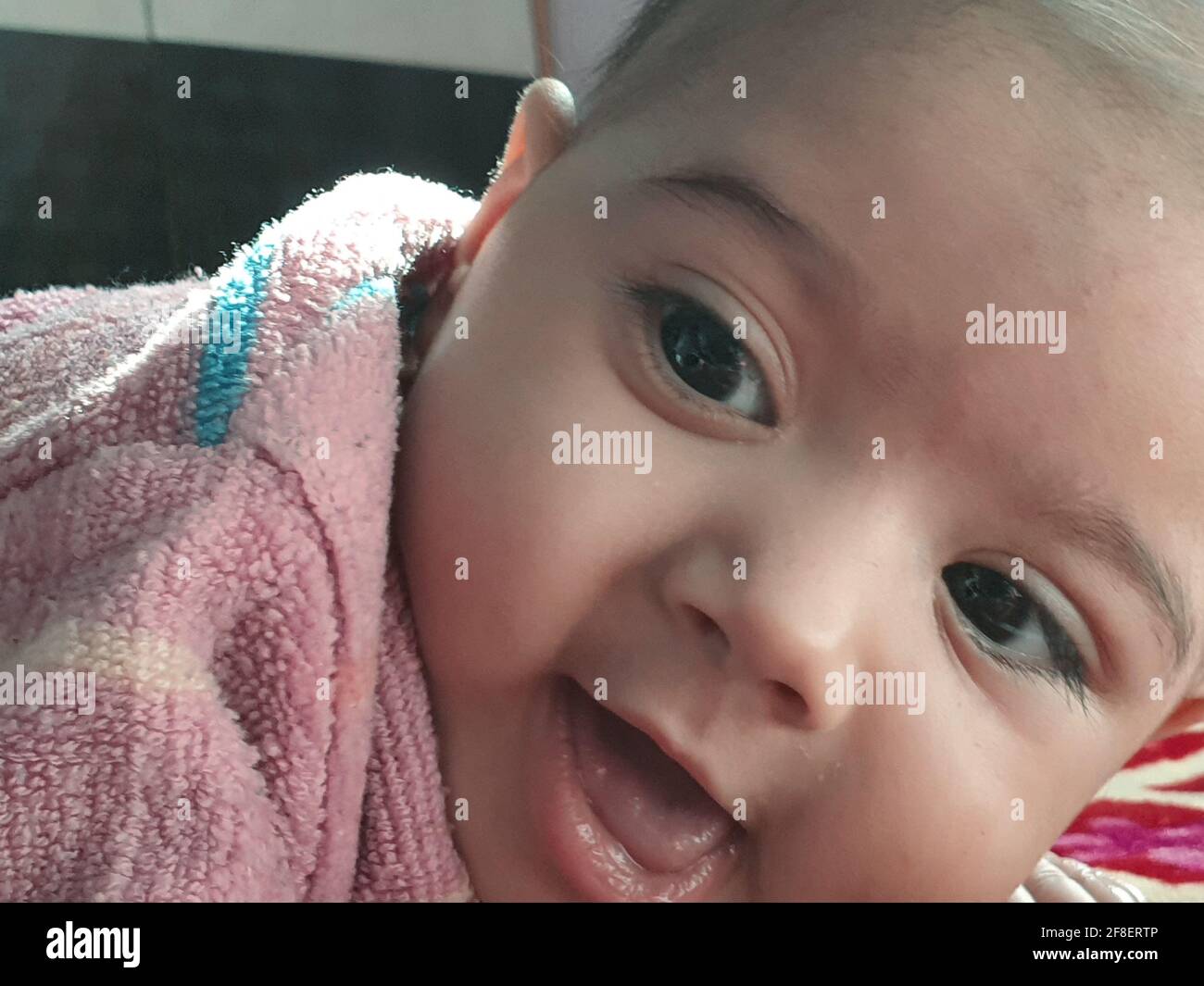 Beautiful kid different poses looks very handsome. Small child after ...