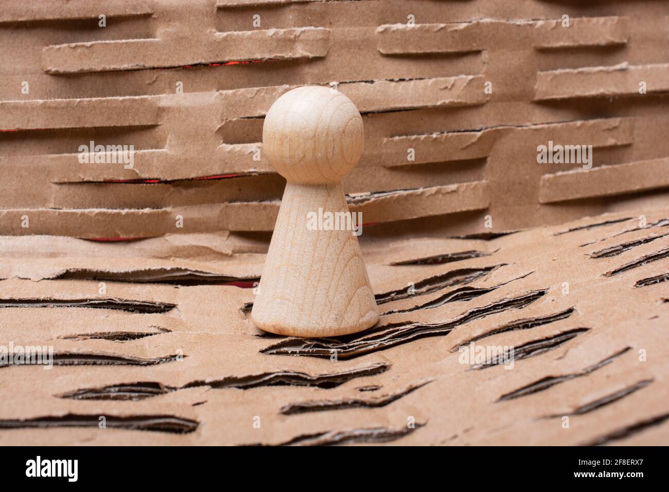 Little tiny man person figurine in view Stock Photo - Alamy
