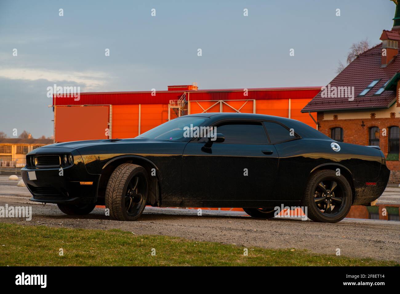 Dodge Challenger - a classic American muscle car Stock Photo - Alamy