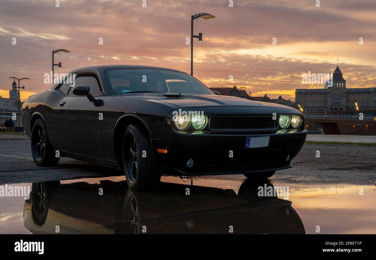 Dodge Challenger - a classic American muscle car Stock Photo - Alamy