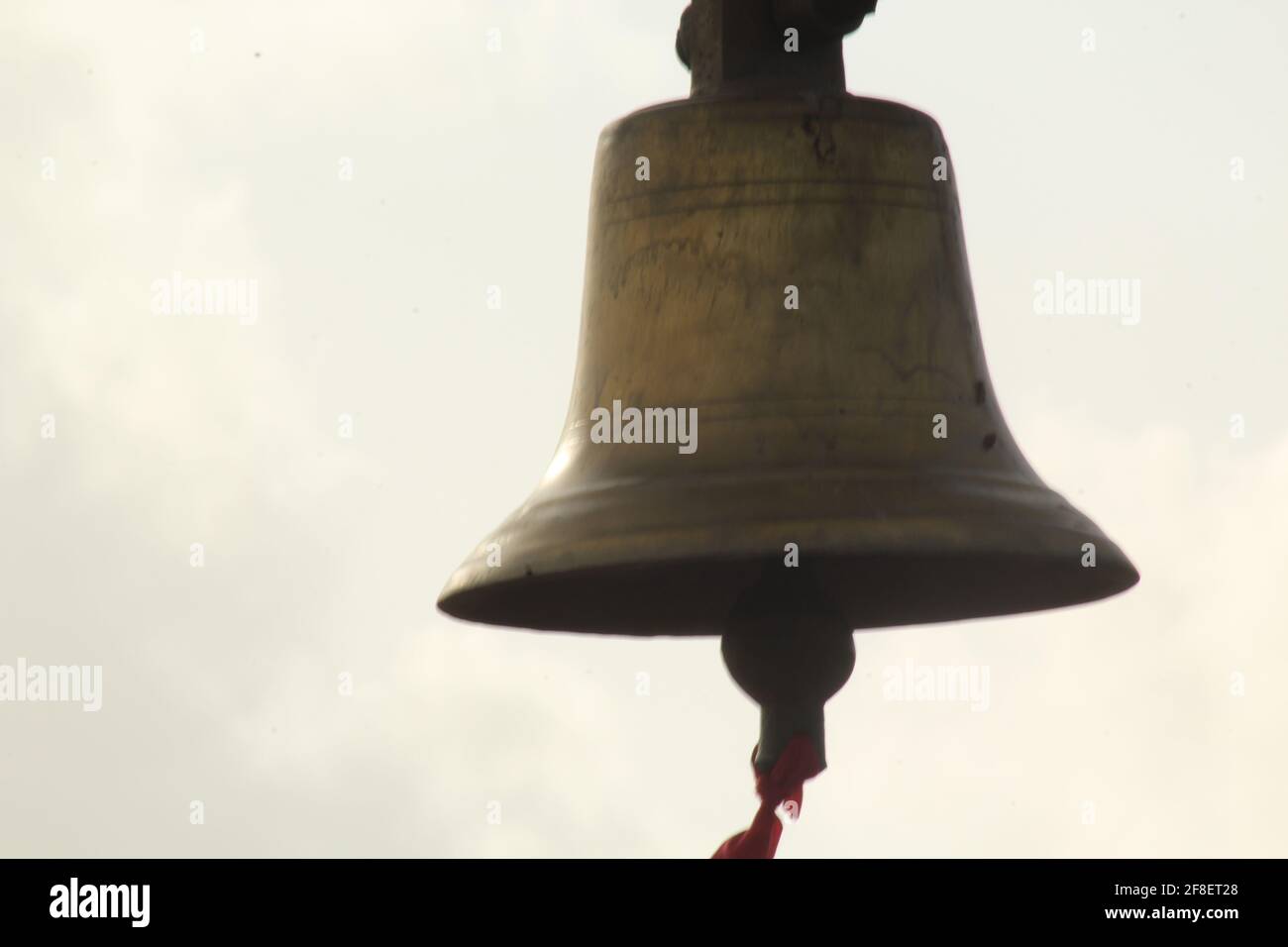 A close up of a Temple bell Stock Photo - Alamy