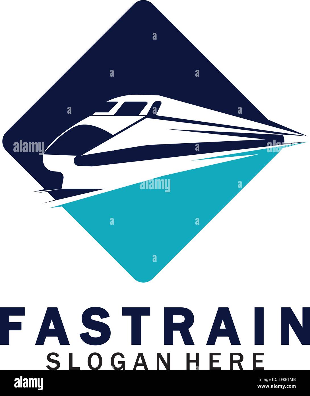 Train logo vector illustration design.fast train logo.High speed train ...