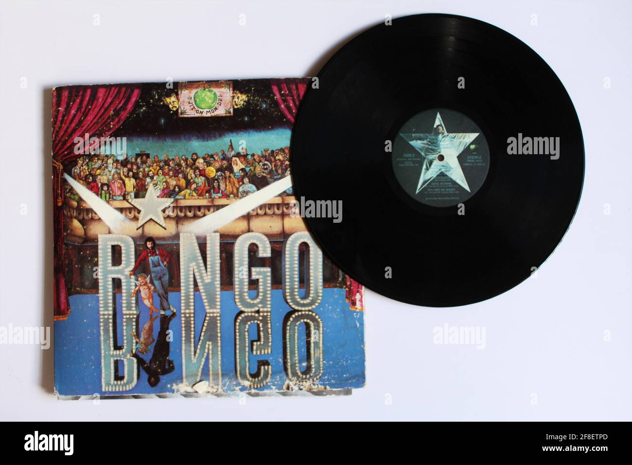 Rock and pop artist, Ringo Starr music album on vinyl record LP disc ...