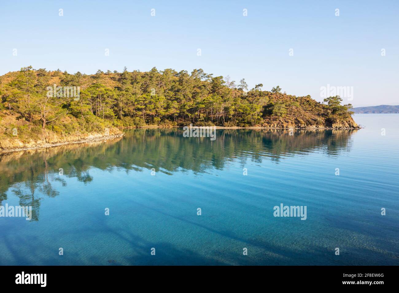 Beautiful sea coast in Turkey Stock Photo - Alamy