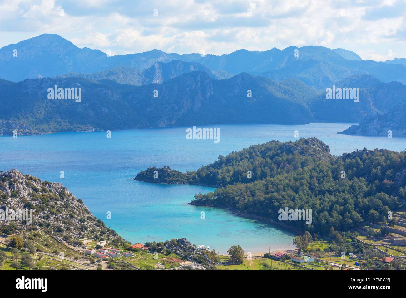 Beautiful sea coast in Turkey Stock Photo - Alamy