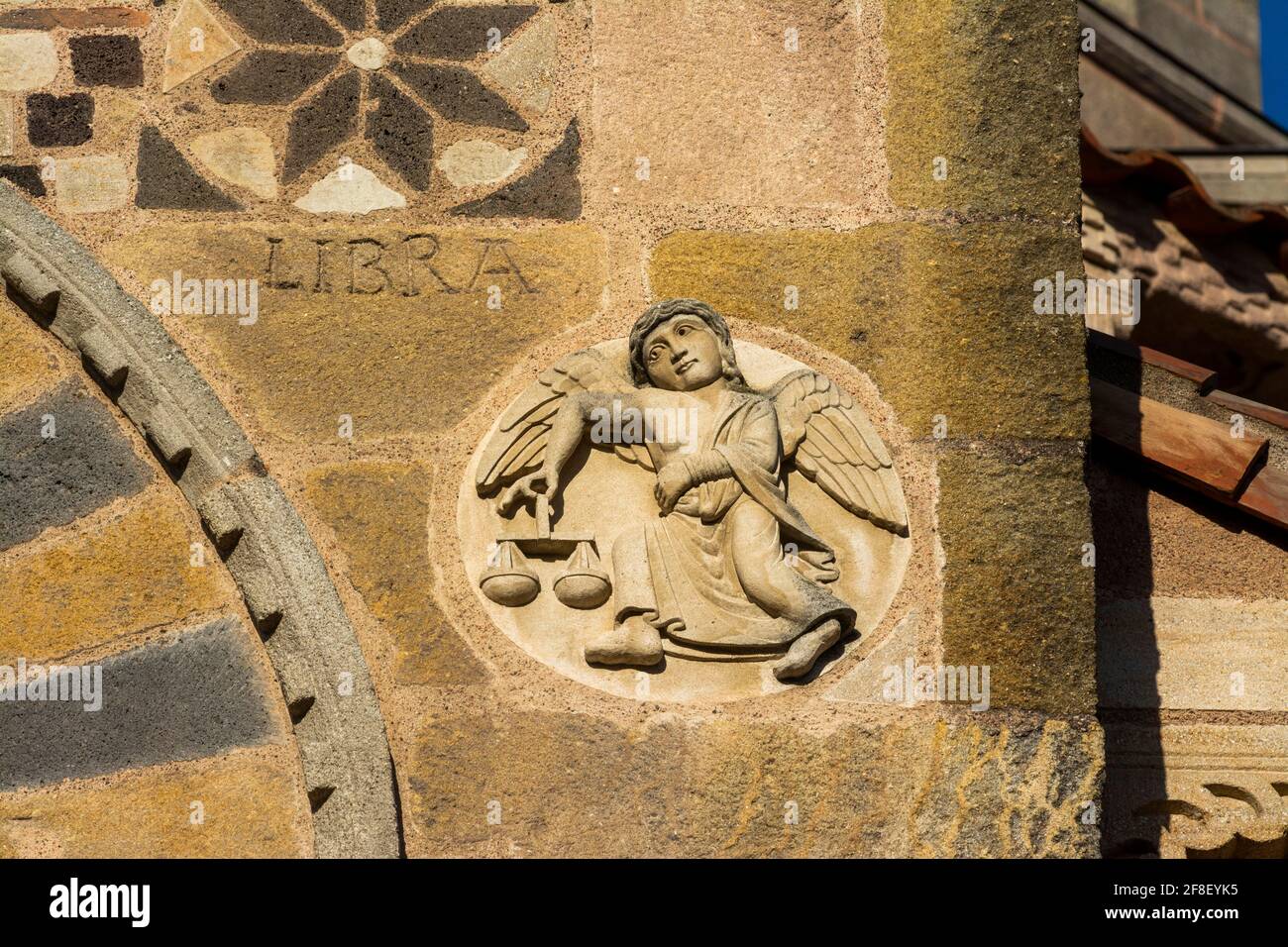 Issoire, Zodiac sign (Libra), Roman church of Saint-Austremoine, Puy de ...
