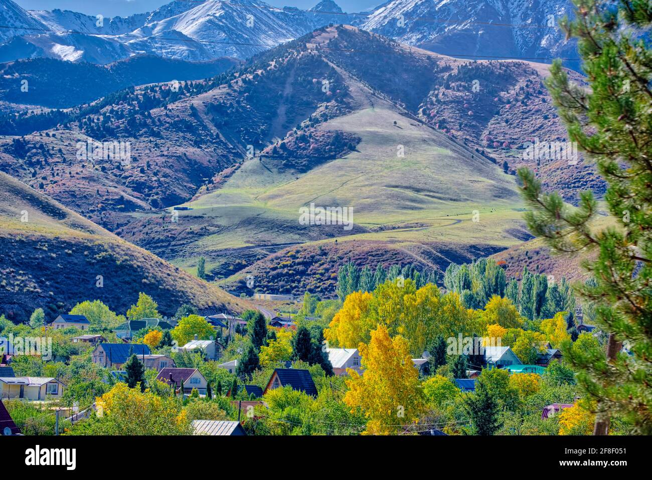 A view on the way to Issyk-Kul lake Taken @Issyk-Kul Region, Kyrgiztan ...