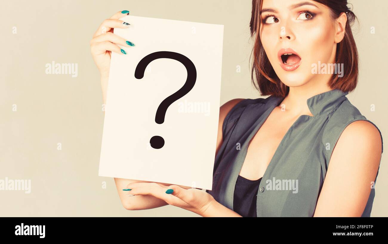 Question mark, symbol. Concept challenging issue, looking for the ...