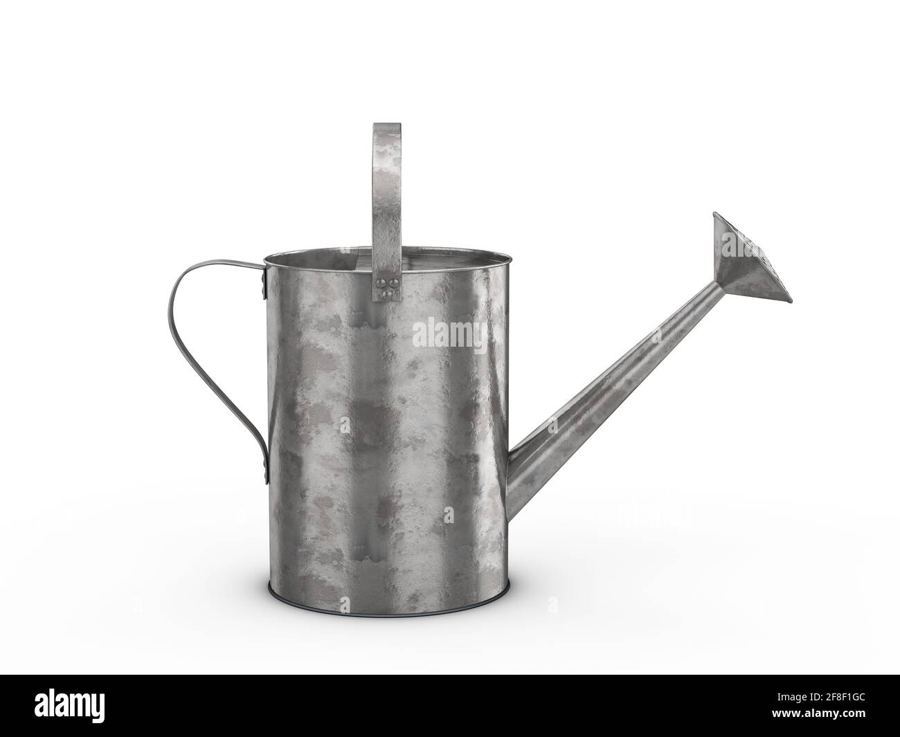 Watering can on a white background. 3d illustration Stock Photo - Alamy