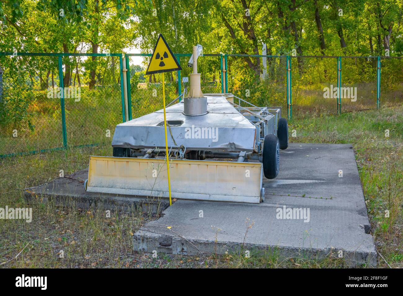 Robots and machines used during liquidation of aftermath of the ...