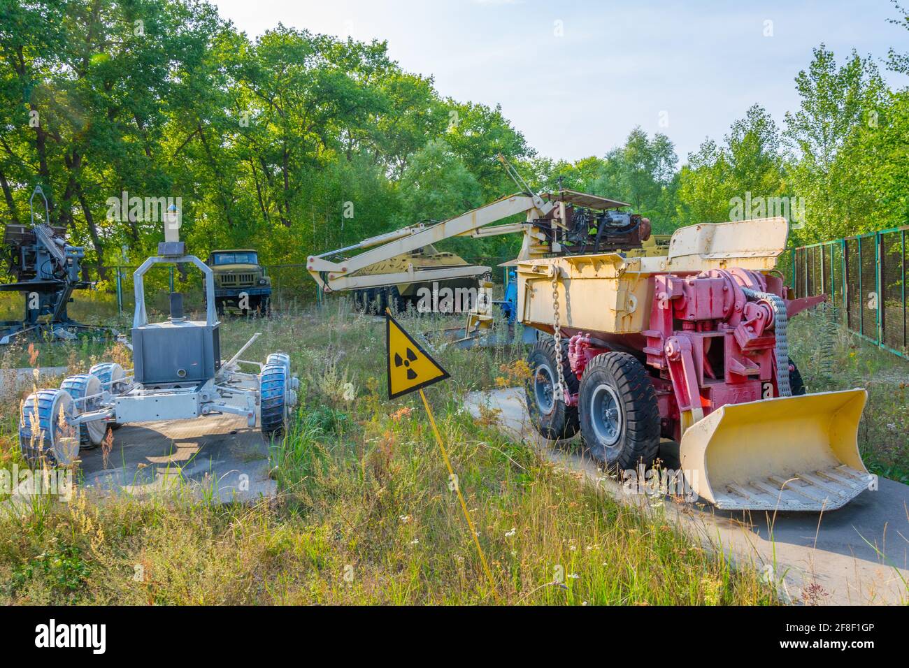 Robots and machines used during liquidation of aftermath of the ...