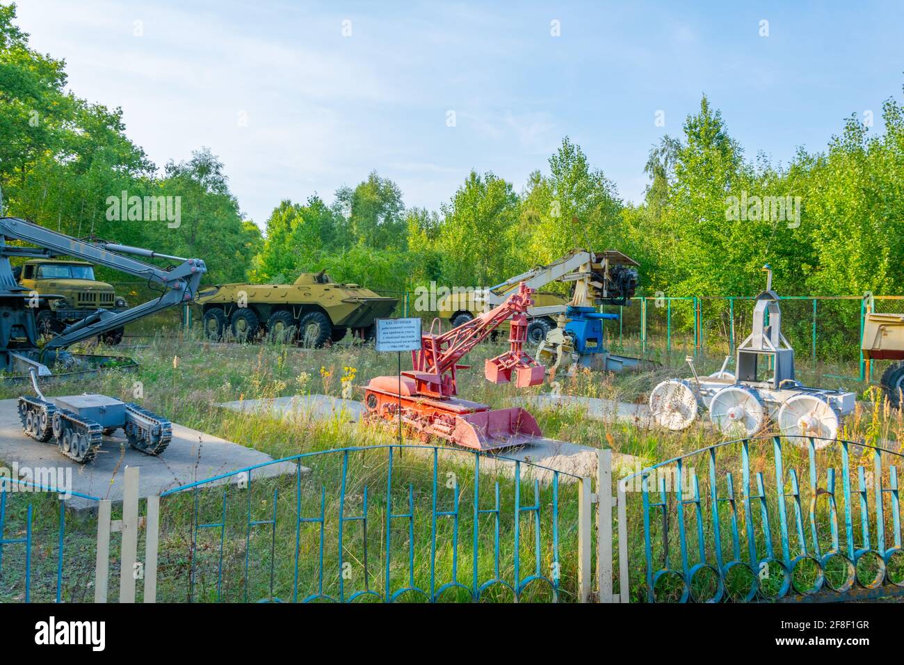 Robots and machines used during liquidation of aftermath of the ...