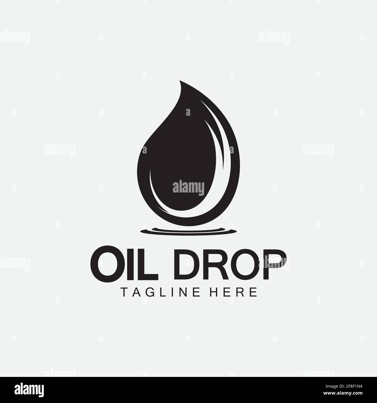 Oil drop logo vector illustration design template,design inspiration ...