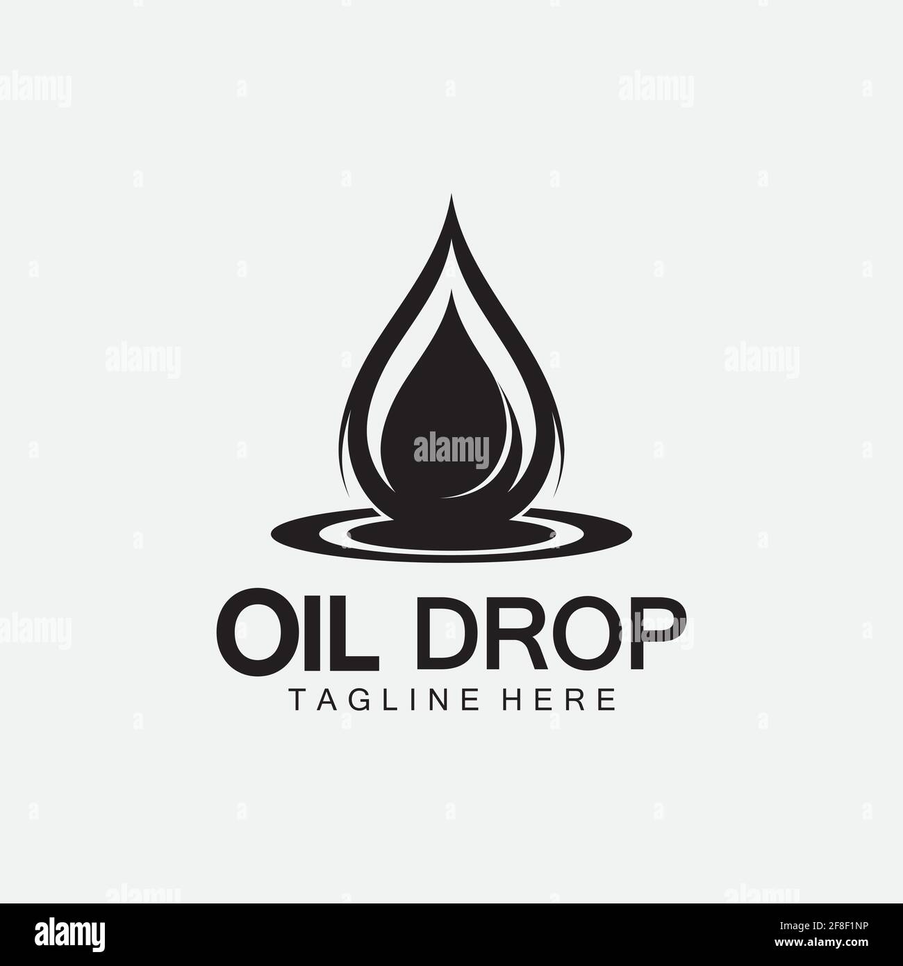 Oil drop logo vector illustration design template,design inspiration ...