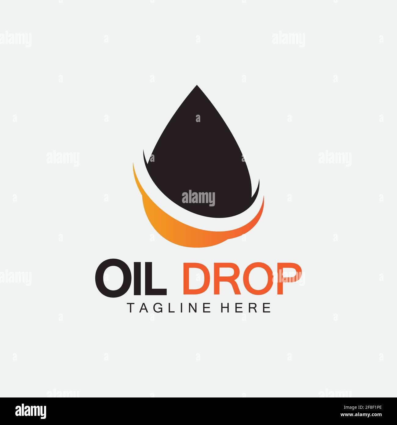 Oil drop logo vector illustration design template,design inspiration ...