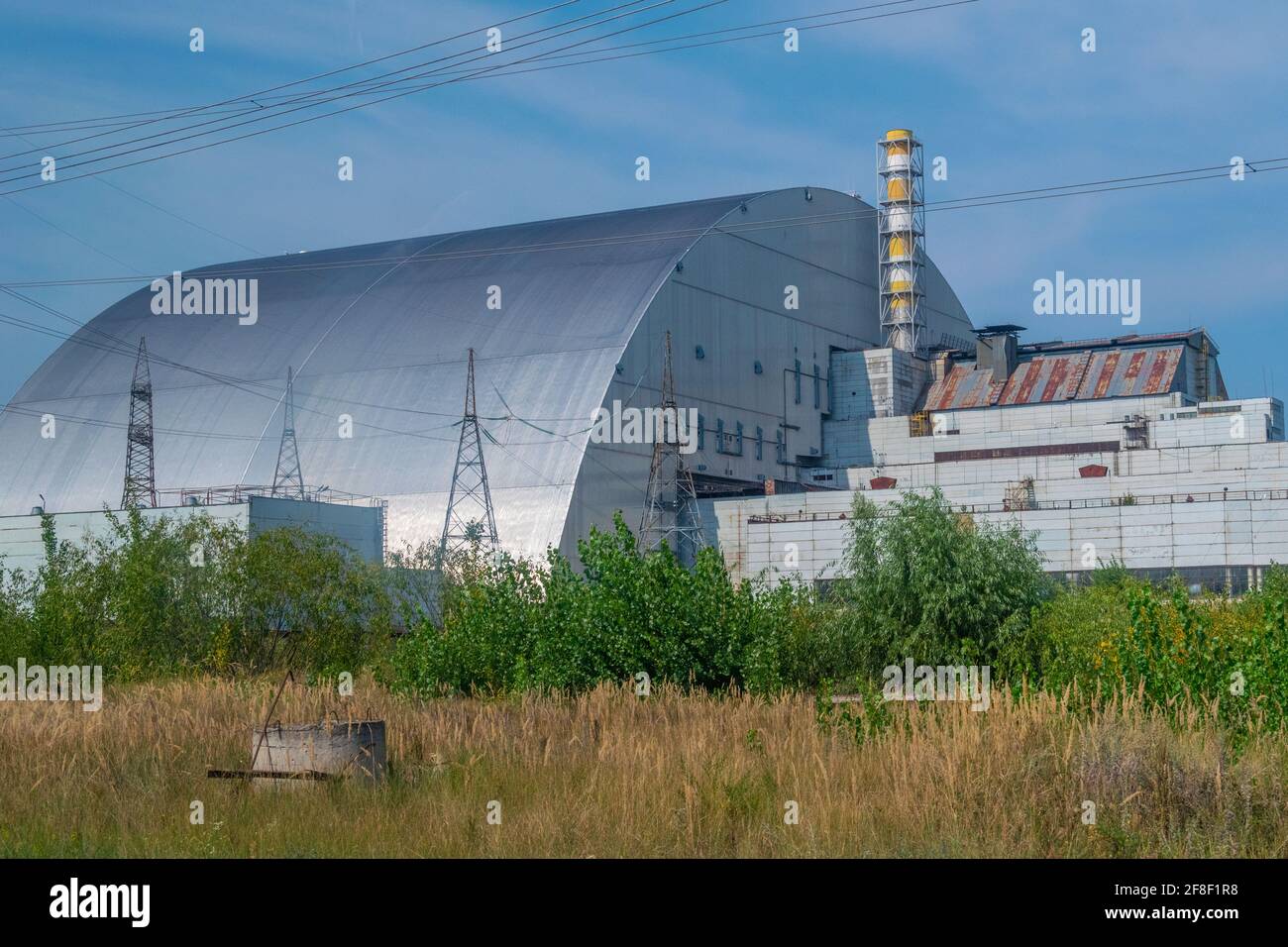 New Safe Confinement of the Chernobyl power plant in the Ukraine Stock ...