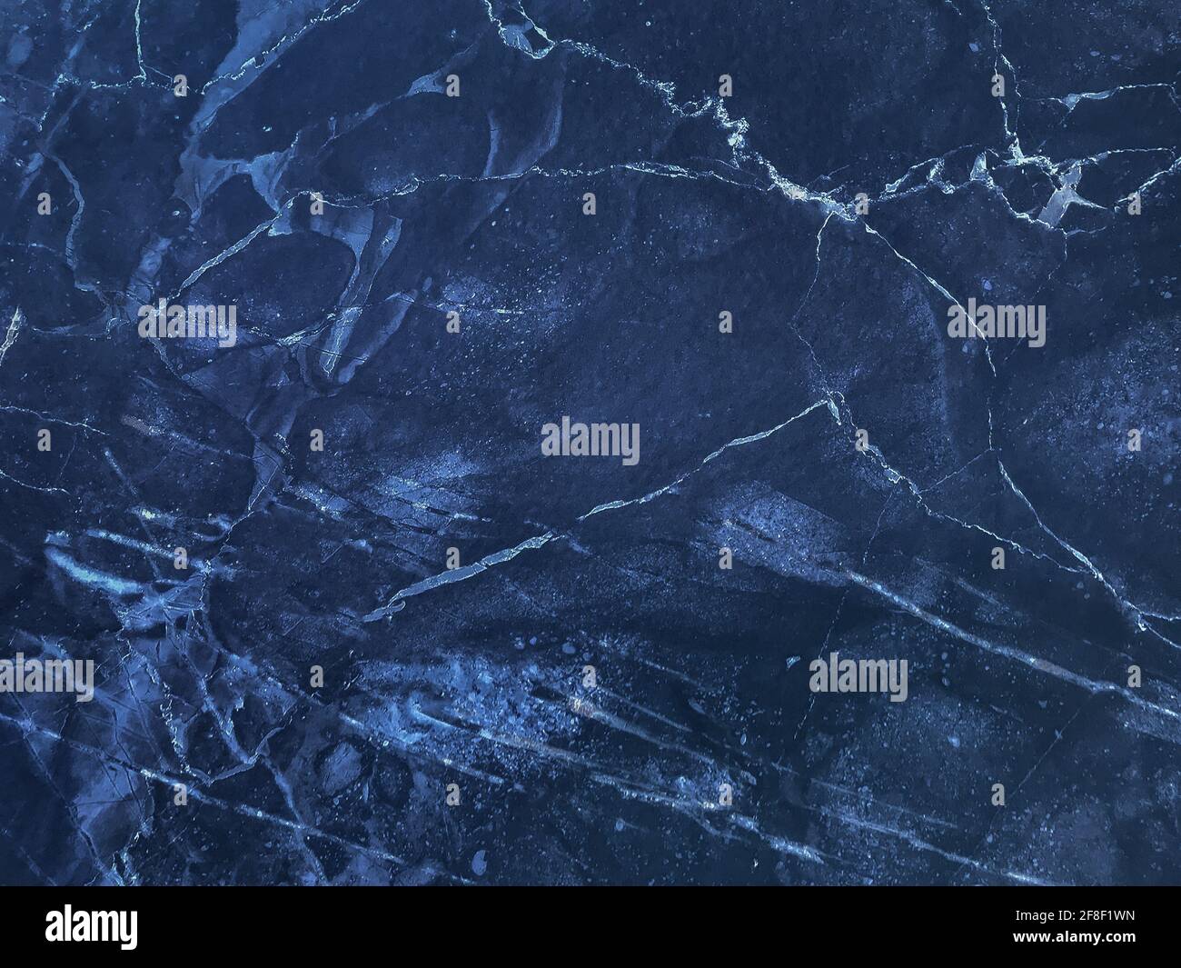Texture of navy blue marble with lines of pattern, macro background ...