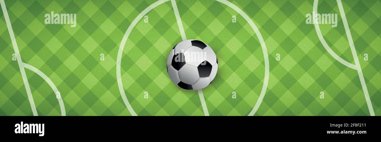 Realistic football background covering with markings - Vector ...