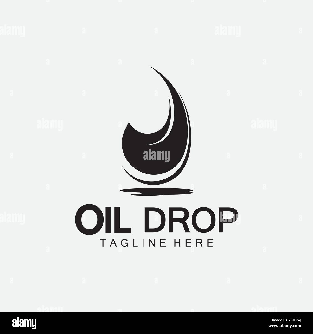 Oil drop logo vector illustration design template,design inspiration ...