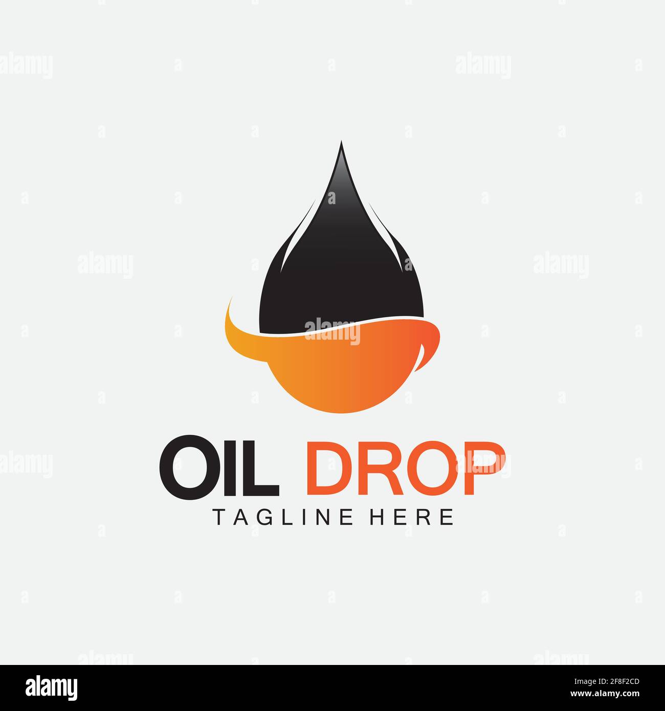 Oil drop logo vector illustration design template,design inspiration ...